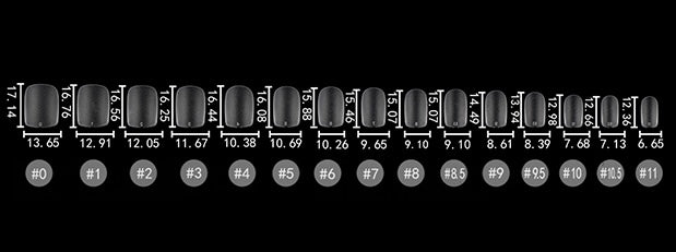 Gelly Tips - Extra Small Square | Sol Dips, LLC