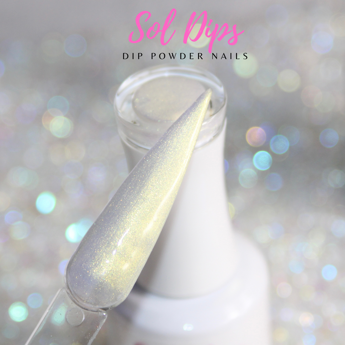 Builder Gel (Sheer Iridescent Yellow) | Sol Dips, LLC